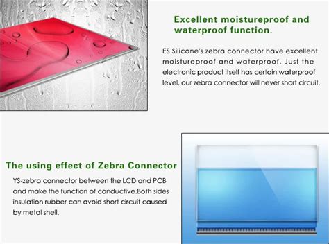 Zebra Connector Silicone Rubber Zebra Strip Connector For Lcd To Pcb Buy Zebra Connector