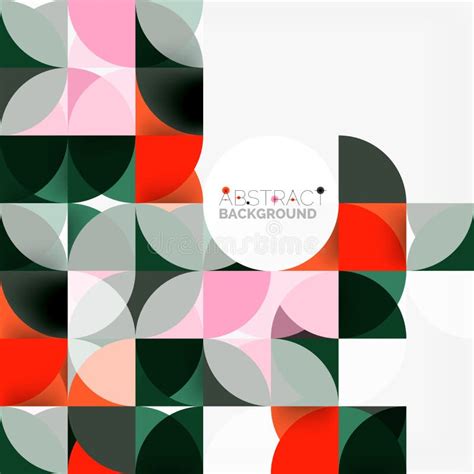 Modern Geometrical Abstract Background Circles Stock Vector Illustration Of Abstract Circle