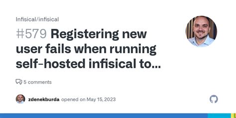 Registering New User Fails When Running Self Hosted Infisical To Render