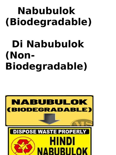 Nabubulok Signage Pdf