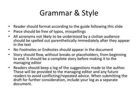 PPT Grammar Style PowerPoint Presentation Free Download ID