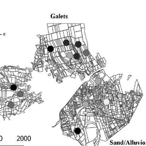 Map Of The Standard Error Of Calibration Sec Affected To Each Of The Download Scientific