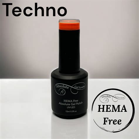 techno hema free gel polish 15ml absolute gel system nail techniques