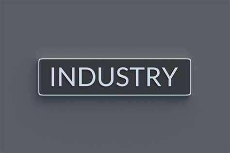 버튼에 단어 산업 스마트 팩토리 혁신 현대 기술 혁명 현대화 자동화로 전환합니다 인공 지능의 구현 로봇 프로세스 3d 렌더링 3