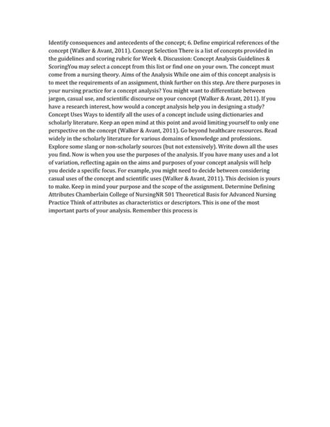 Concept Analysis Guidelines Scoringpdf