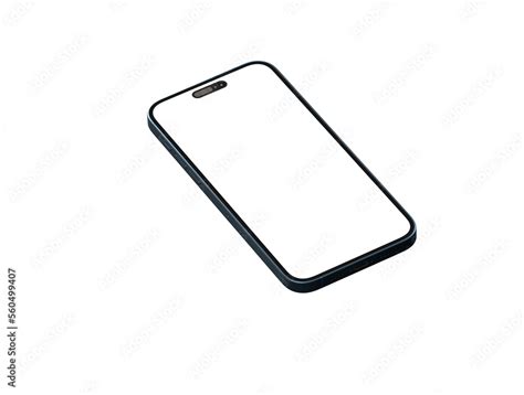 Realistic Smartphone Template Mockup For User Experience Presentation