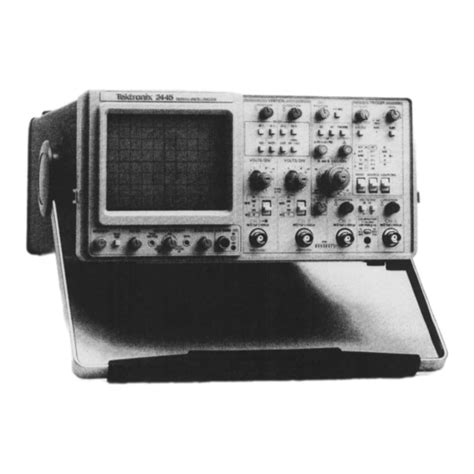 Tektronix 2445 Instruction Manual Pdf Download Manualslib