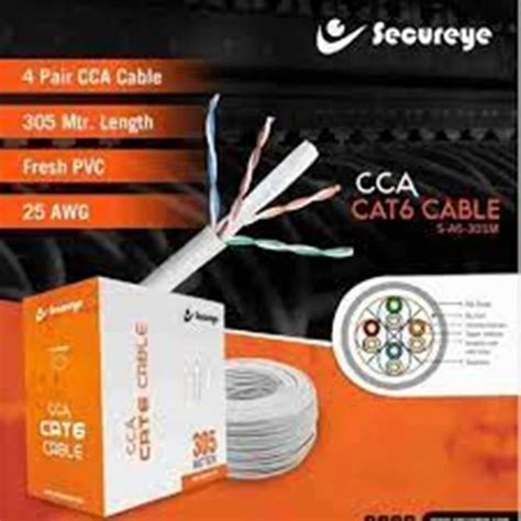 Secureye Cat 6 Cable 4 Pair Utp At ₹ 3150box In Sawai Madhopur Id