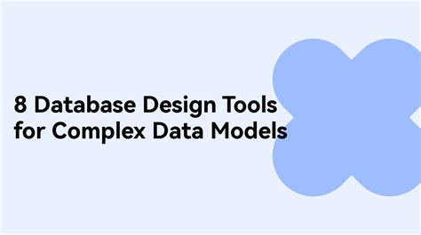 top 8 database modelling tools