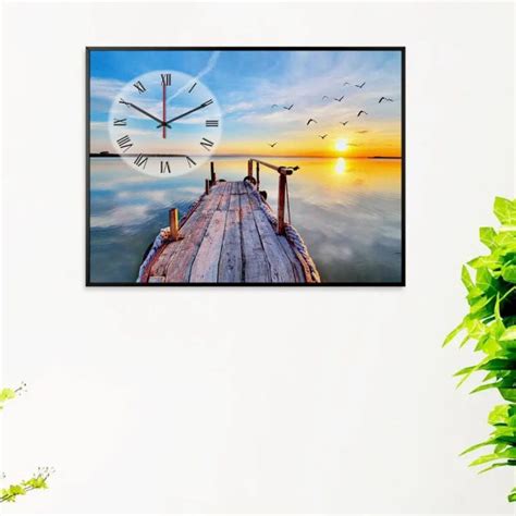 canvas clock wallmantra