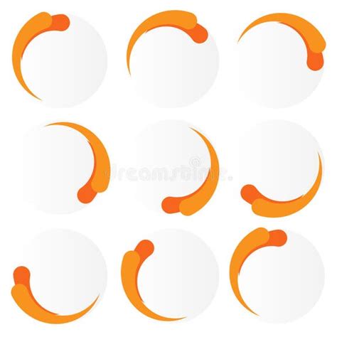 Segmented Circle Circular Preloader Buffer And Progress Bar Completion Progression Stage