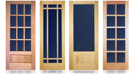 Beautiful Doors with Glass - Allegheny Wood Works