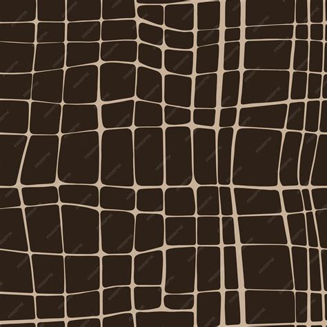 Premium Vector Reptile Skin Hand Drawn Vectorseamless Pattern Crocodile Leather Print For Any