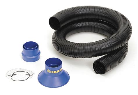 Hakko 4 5 In Nozzle Wd 3 9 Ft Overall Lg Fume Extractor Duct Kit