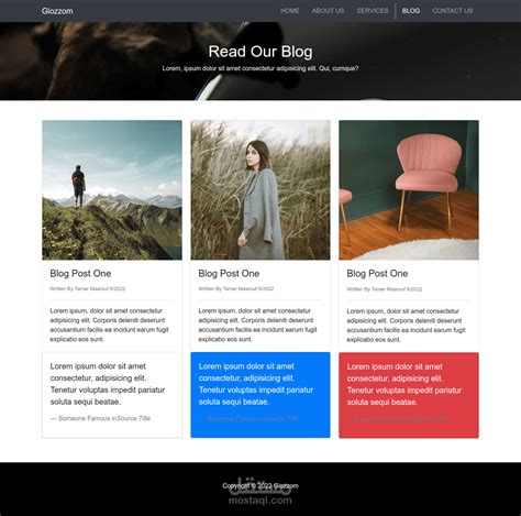convert psd to HTML CSS مستقل
