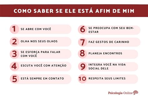 Como Saber Se Ele Está Afim De Mim 10 Dicas