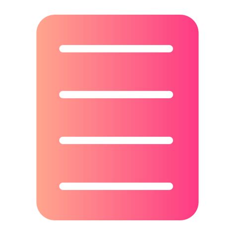 Document Generic Flat Gradient Icon