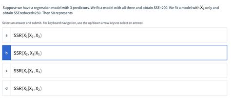 solved we have a regression model with 4 predictors x1 x2
