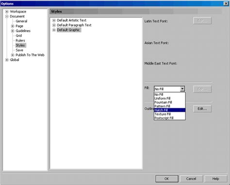 Creating Hatch Patterns Coreldraw X4 Coreldraw Graphics Suite X4
