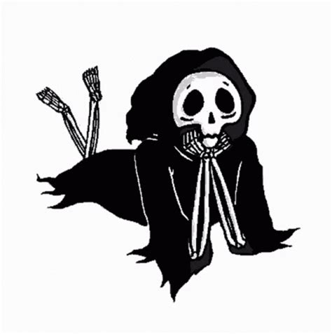 Skeleton Sitting And Waiting 