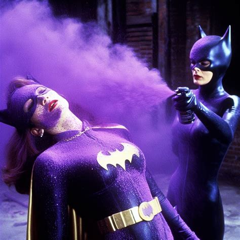90s Batgirl Easily Overcome By Catwoman By Archivebat On Deviantart