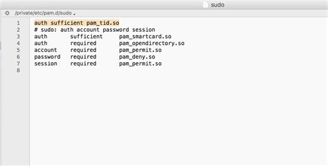 How To Use Sudo With Touch Id On Your Mac Imore