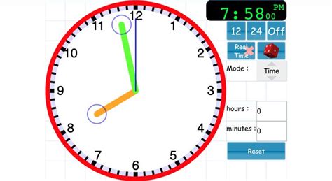 Interactive Clock Teaching Clock Learning Fractions Interactive Fraction Wall