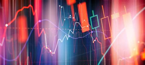 Charts Of Financial Instruments With Various Type Of Indicators Including Volume Analysis For