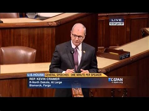 Congressman Cramers Speech On Using Grand Forks Afb To House