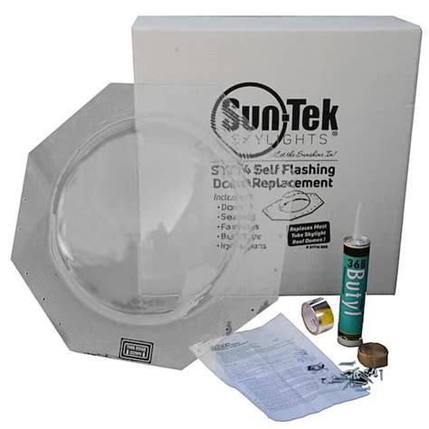 Sun Tek 14 In Universal Tube Skylight Replacement Dome Kit Stt 14 Rdr