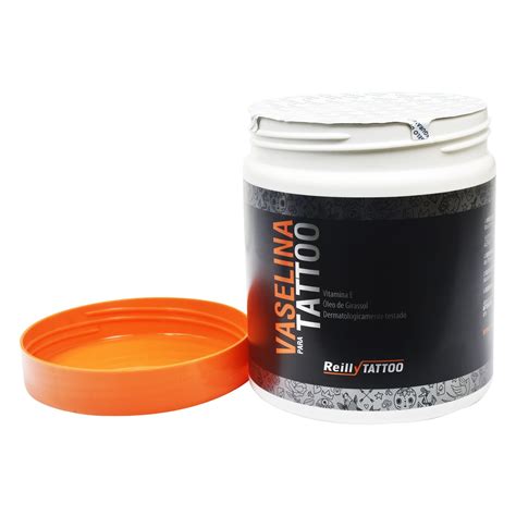 Vaselina Deslizante Reilly Tattoo 500g Com Vitamina E E Óleo De