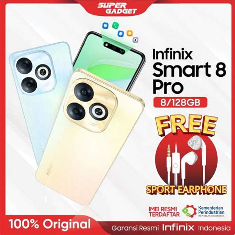 Promo Infinix Smart Pro Ram Gb Rom Gb Smart Smartphone Android Shiny Gold Gb
