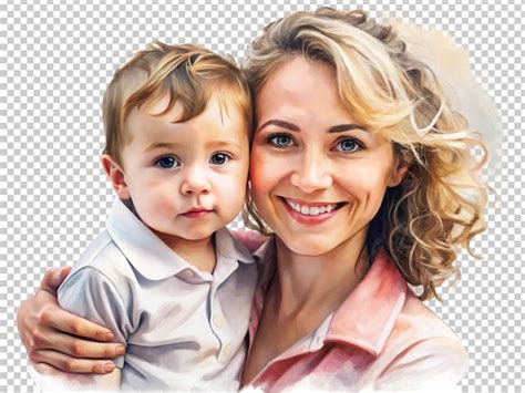 Madre Y Hijo Archivo Psd Premium