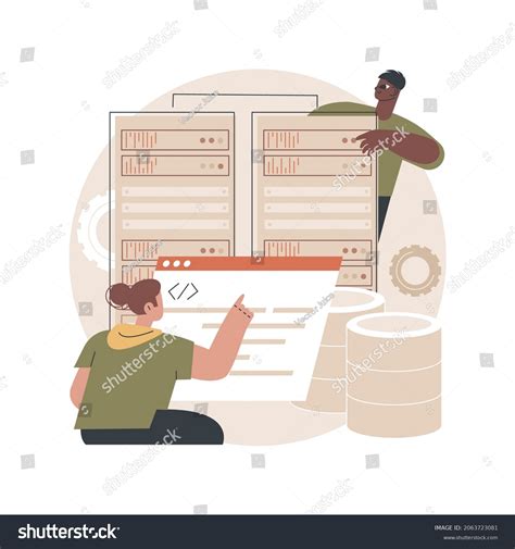 Big Data Job Abstract Concept Vector Stock Vector Royalty Free 2063723081 Shutterstock