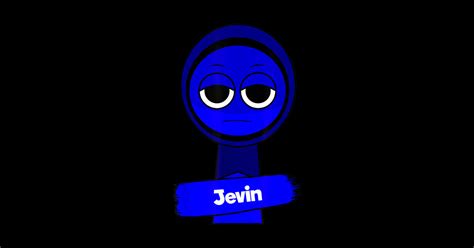 Sprunki Jevin Blue Sprunki Sticker Teepublic