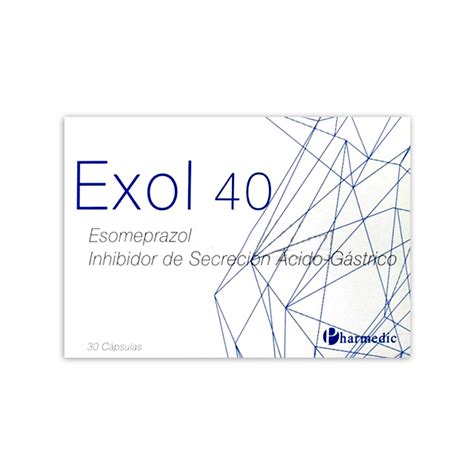 Exol 40 Mg X 30 Capsulas Farmacias Ave Fenix