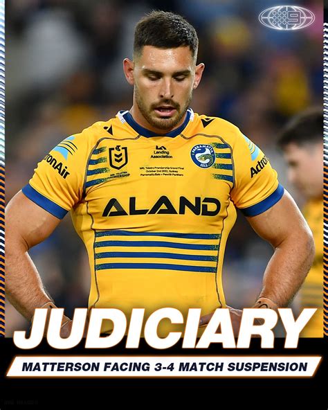 Nrl On Nine On Twitter The Judiciary Has Hit Ryan Matterson Hard After A Crusher On Dylan