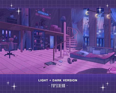 Chill Animated Screens Lofty Home Loading Etsy