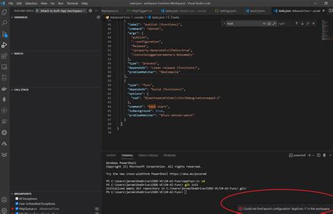 Debug Azure Functions Issue Microsoft Vscode Azurefunctions GitHub