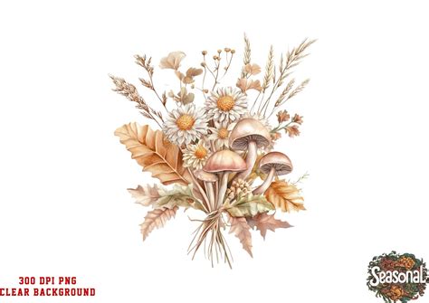 Beige Pumpkin Fall Wreath Graphic By Seasonal · Creative Fabrica