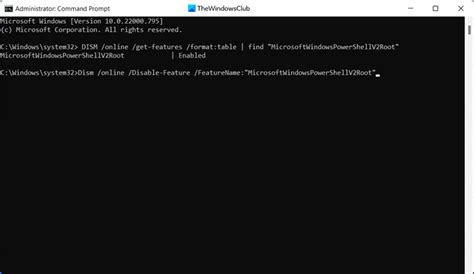 How To Disable PowerShell V In Windows