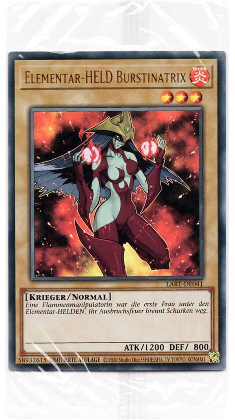 Elementar Held Burstinatrix Lart De041 Ultra Rare Sealed • Amazingtoys Ch