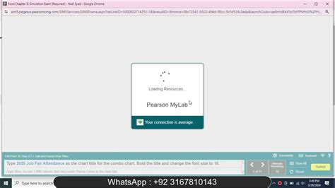 Excel Chapter 3 Simulation Exam Excel Chapter 3 Simulation Exam