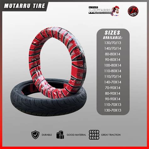 Z1 Mutarru Tires For Motorcycle High Performance Shopee Philippines
