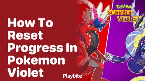 How To Reset Progress In Pokemon Violet Playbite