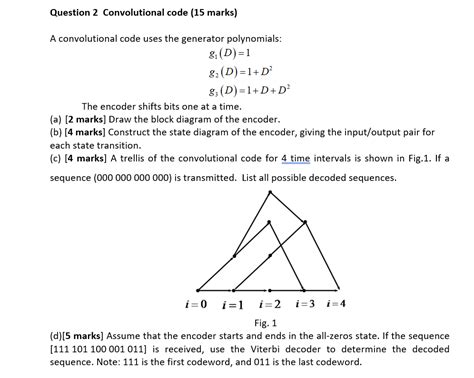 solved question 2 convolutional code 15 marks a