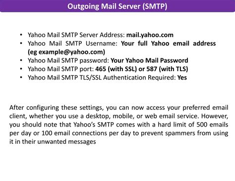 PPT How To Configure Yahoo Mail SMTP Settings PowerPoint Presentation ID