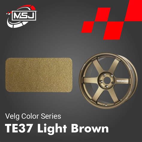 Jual Cat Velg Mobilmotor Te37 Light Brown Velg Series Msj Shopee