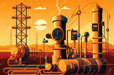 Premium Ai Image Natural Gas Pipeline Leakage Detection System With