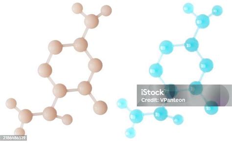 3d 렌더링 분자 구조 모델 화장품 화합물 그림 분자 결합 시각화 원자 구조 개념에 대한 스톡 사진 및 기타 이미지 개념 과학 구 Istock